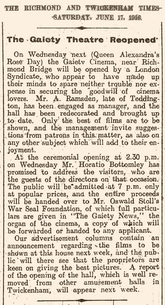 Gaiety Cinema - TPRAv4